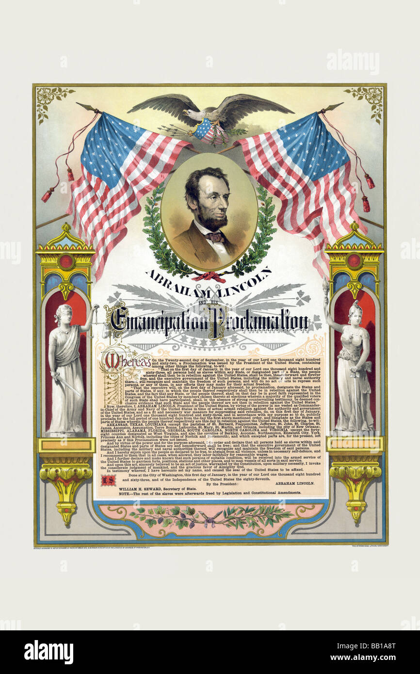 Emancipation proclamation hi-res stock photography and images - Alamy