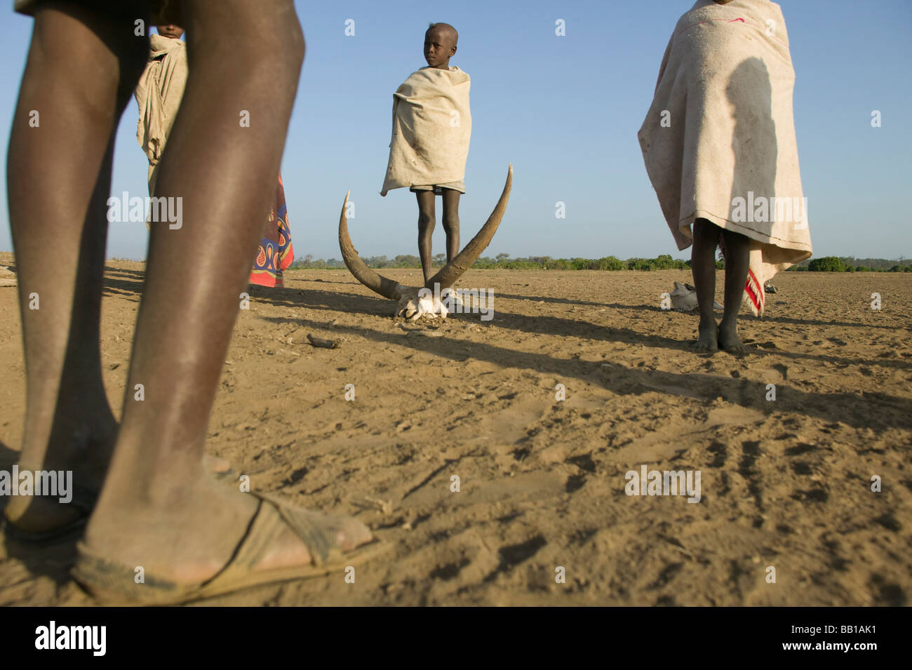 Children, Afar tribe, Awash Fontale, Ethiopia Stock Photo - Alamy