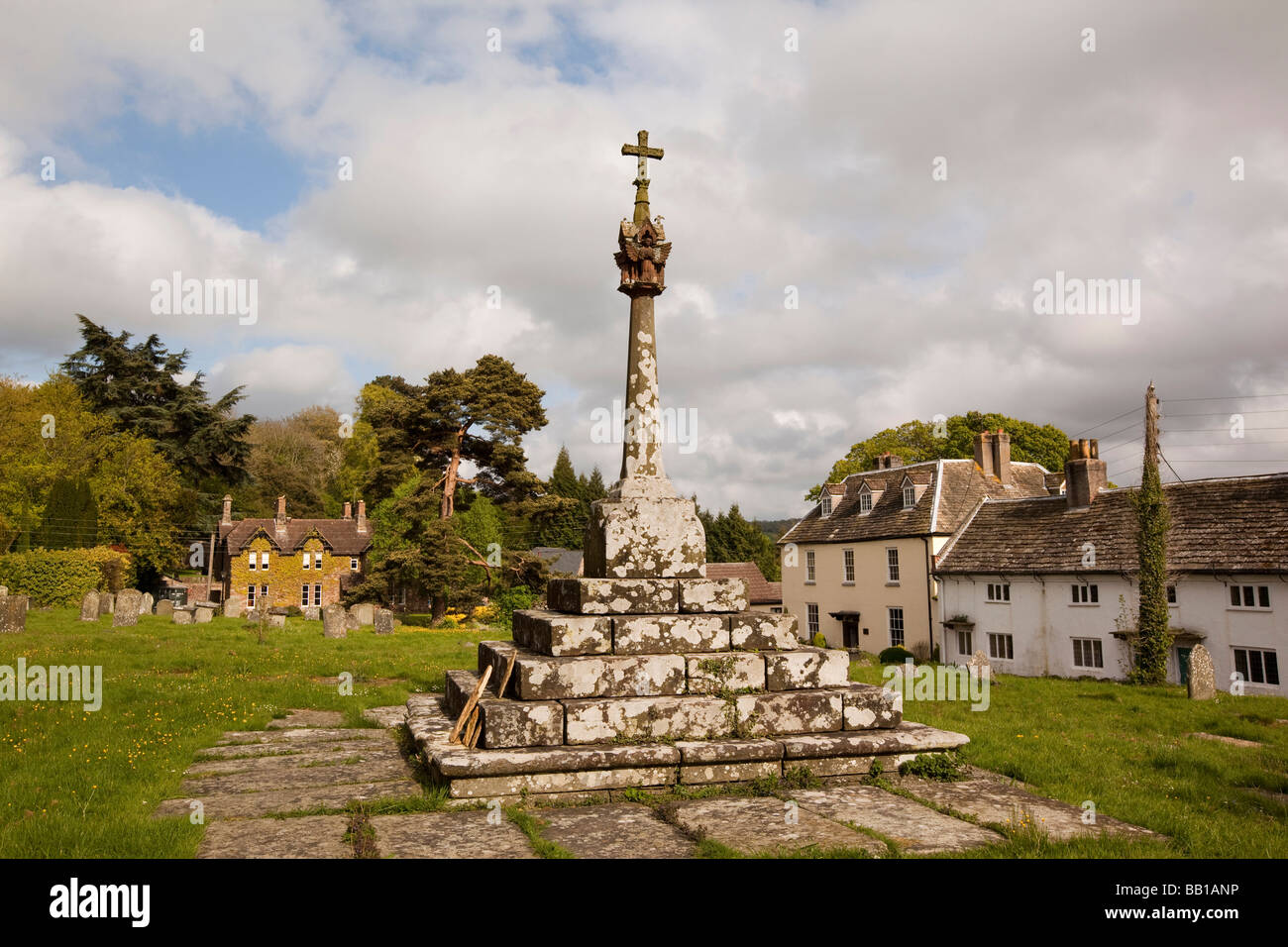 UK Gloucestershire Forest of Dean Newland All Saints Church churchyard ...