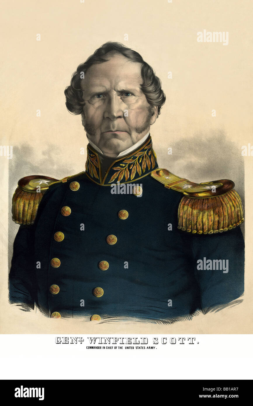 Winfield Scott Portrait High Resolution Stock Photography and Images - Alamy