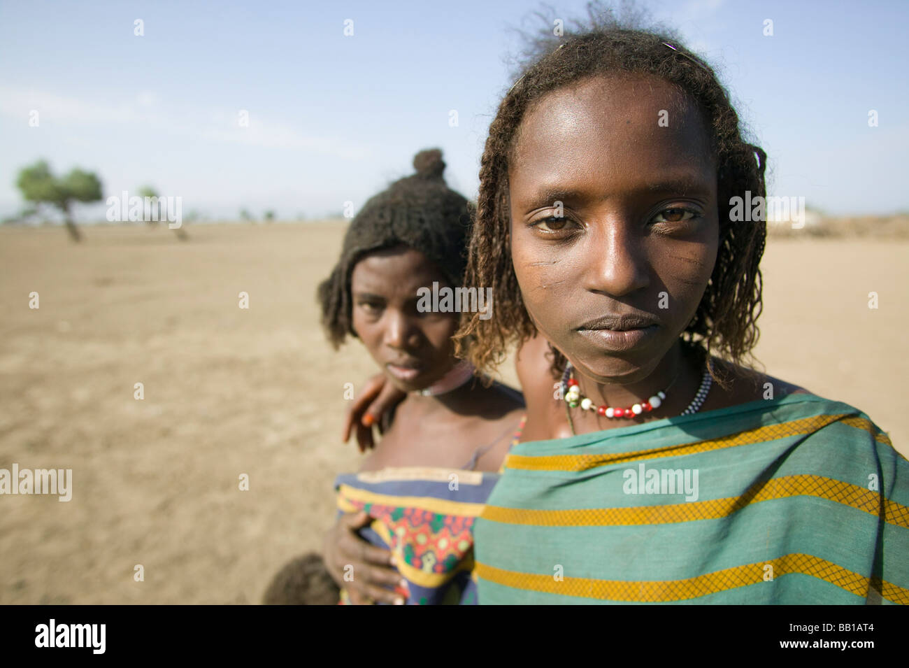 Young women, Afar tribe, Awash Fontale, Ethiopia Stock Photo - Alamy