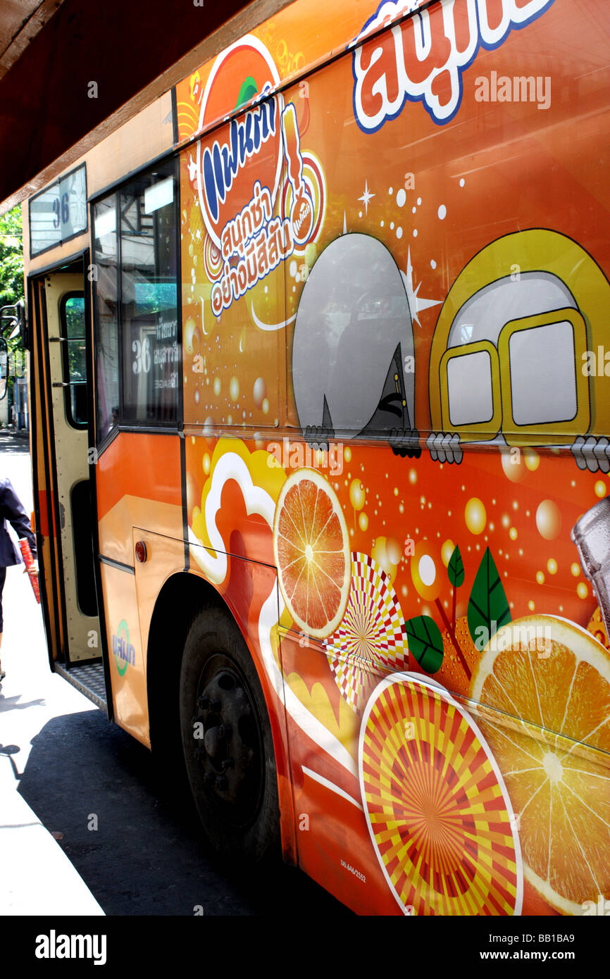 Local bus , Bangkok , Thailand Stock Photo - Alamy