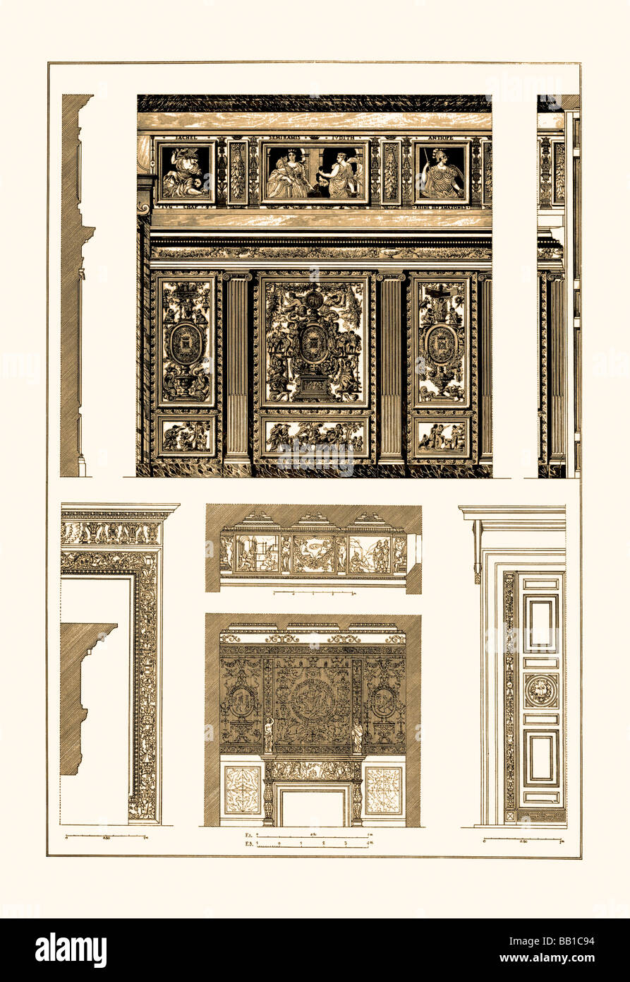 Wall Paintings and Decoration of the Renaissance Stock Photo - Alamy