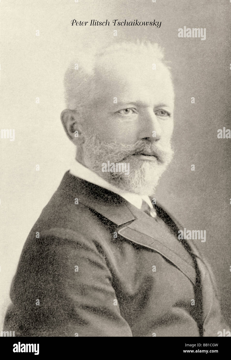 Peter Ilitsch Tschaikowsky Stock Photo - Alamy