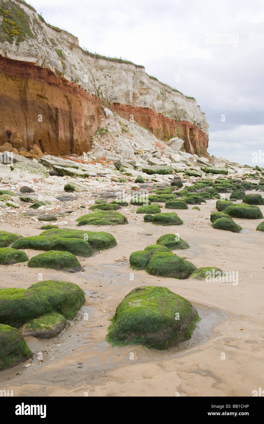 Hunstanton cliffs Norfolk England Stock Photo - Alamy