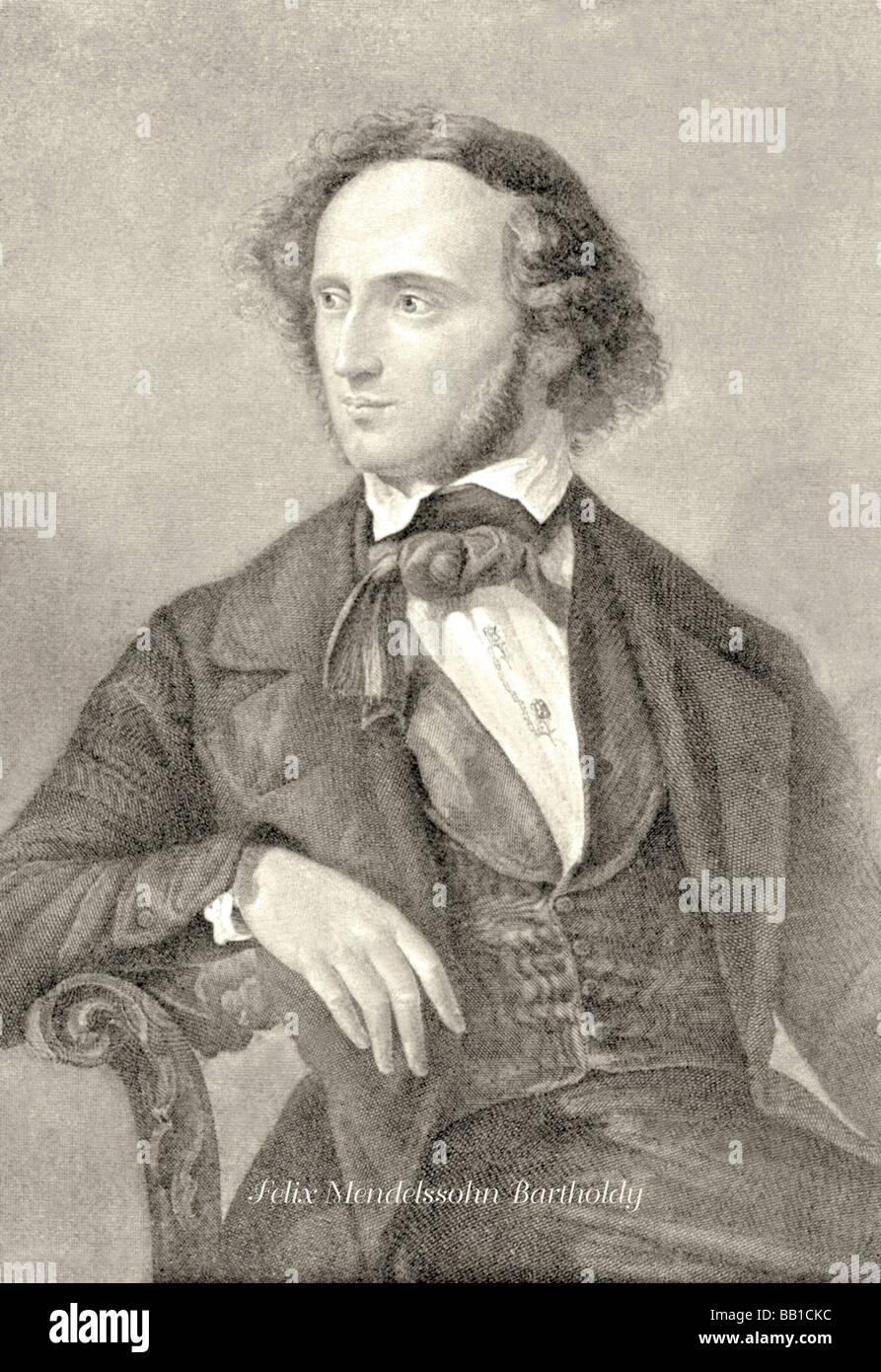 Felix Mendelssohn Bartholdy Stock Photo - Alamy