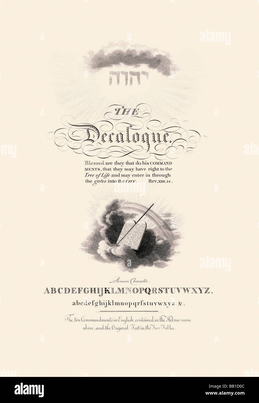 The decalogue hi-res stock photography and images - Alamy