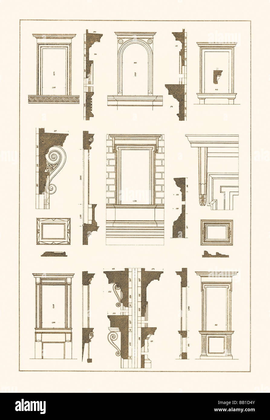 Renaissance architecture drawing hi-res stock photography and images ...