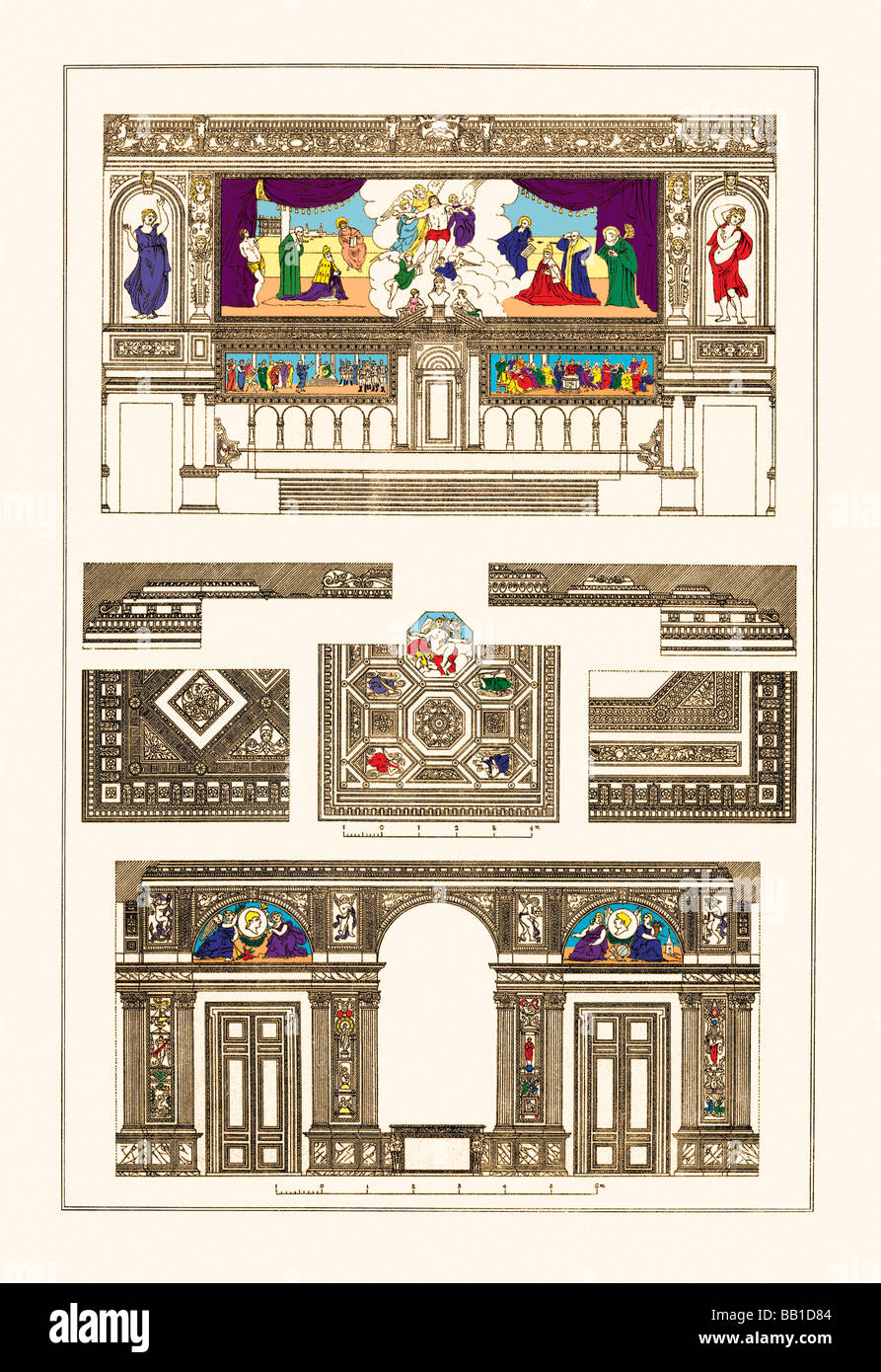 Greek polychrome architecture hi-res stock photography and images - Alamy