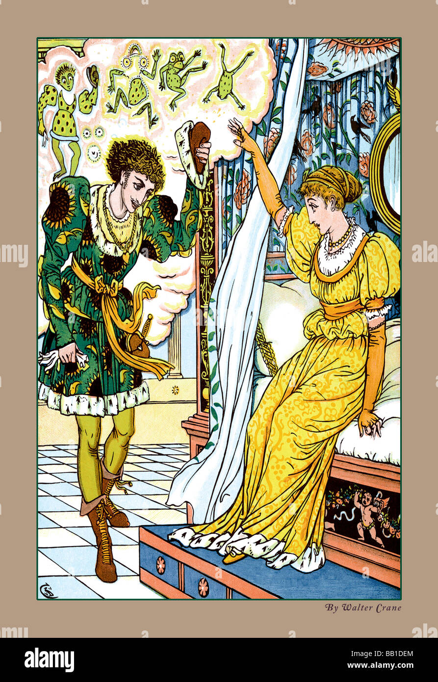 The Frog Prince - The Transformation Stock Photo - Alamy
