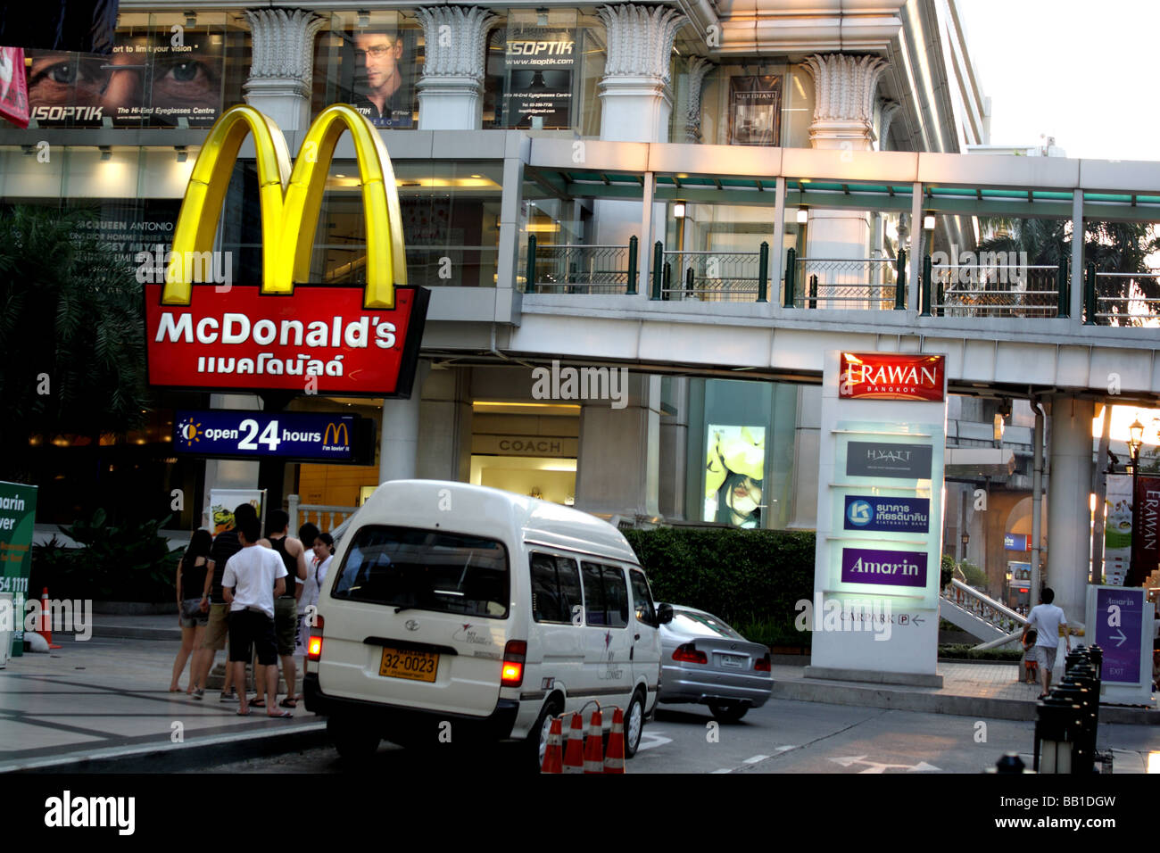 Mcdonald shop at Erawan shopping mall , Bangkok , Thailand Stock Photo ...