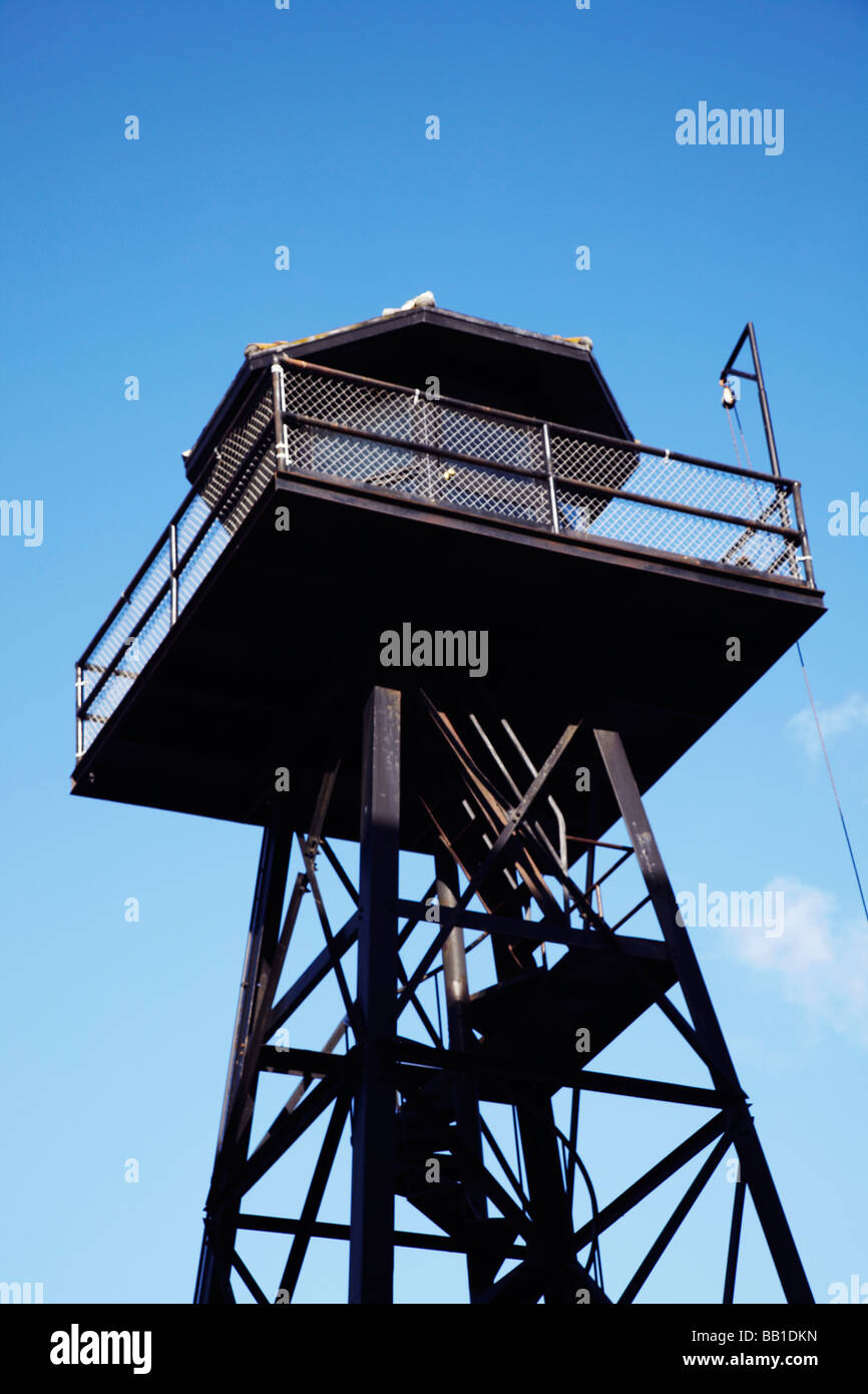 Alcatraz prison watch tower, San Francisco Stock Photo - Alamy