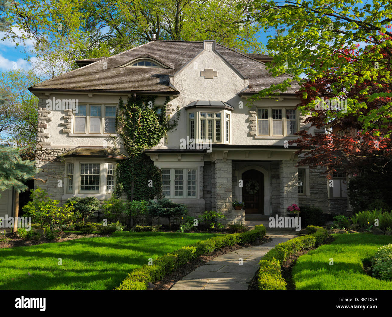 Beautiful family house Stock Photo - Alamy
