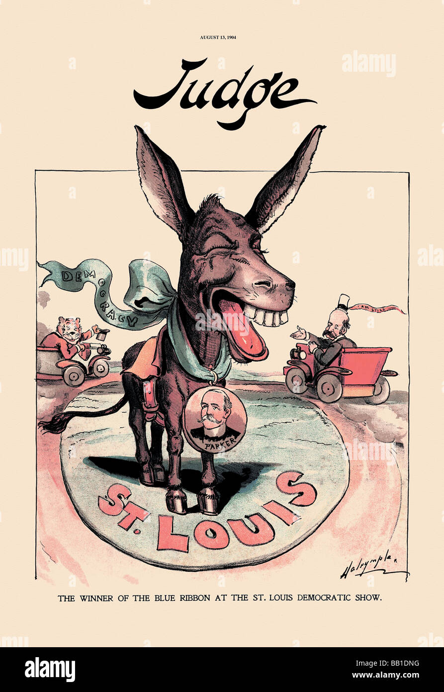 Judge: The Winner of the Blue Ribbon Stock Photo - Alamy