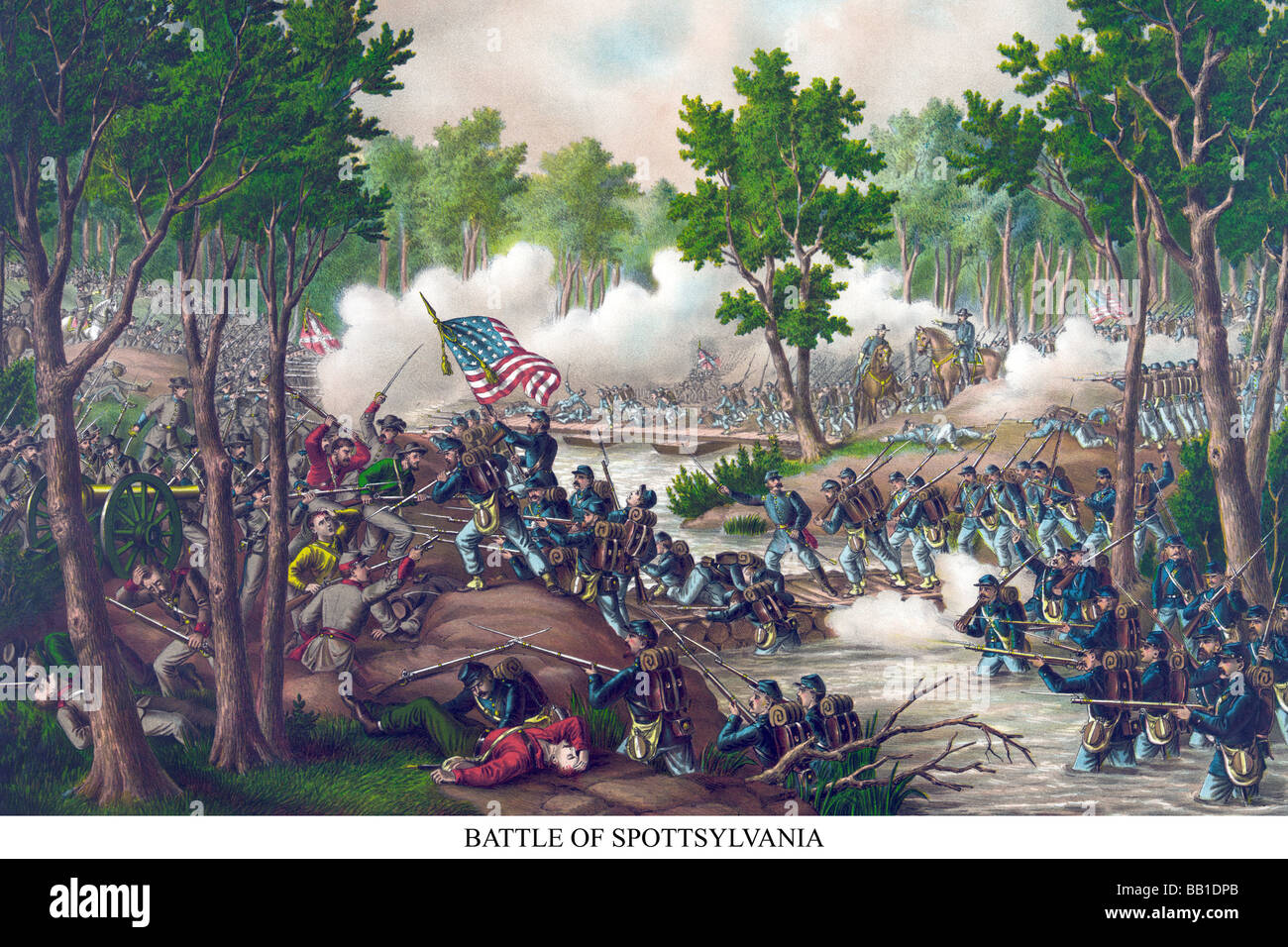 Battle of Spotsylvania Courthouse Stock Photo - Alamy