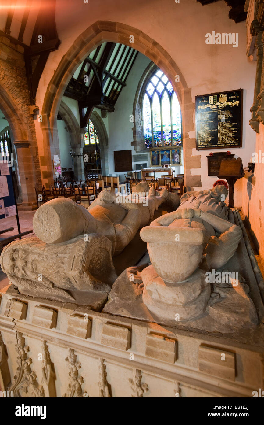 UK Gloucestershire Forest of Dean Newland All Saints Church interior ...