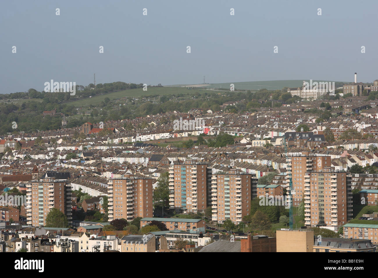 Tower Blocks in Brighton, East Sussex, UK Stock Photo - Alamy