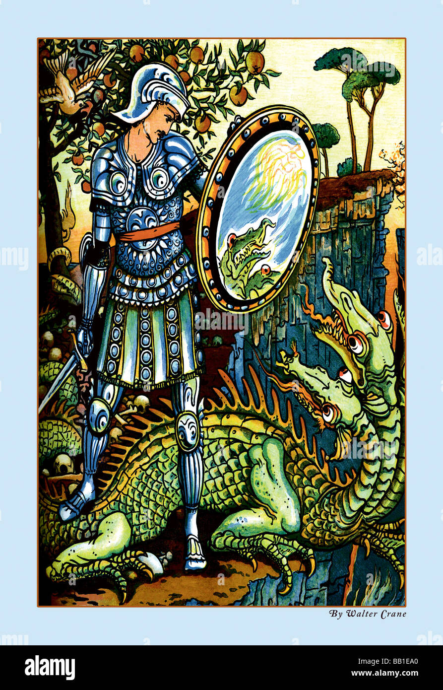 Prince Cheri and the Dragon Stock Photo - Alamy