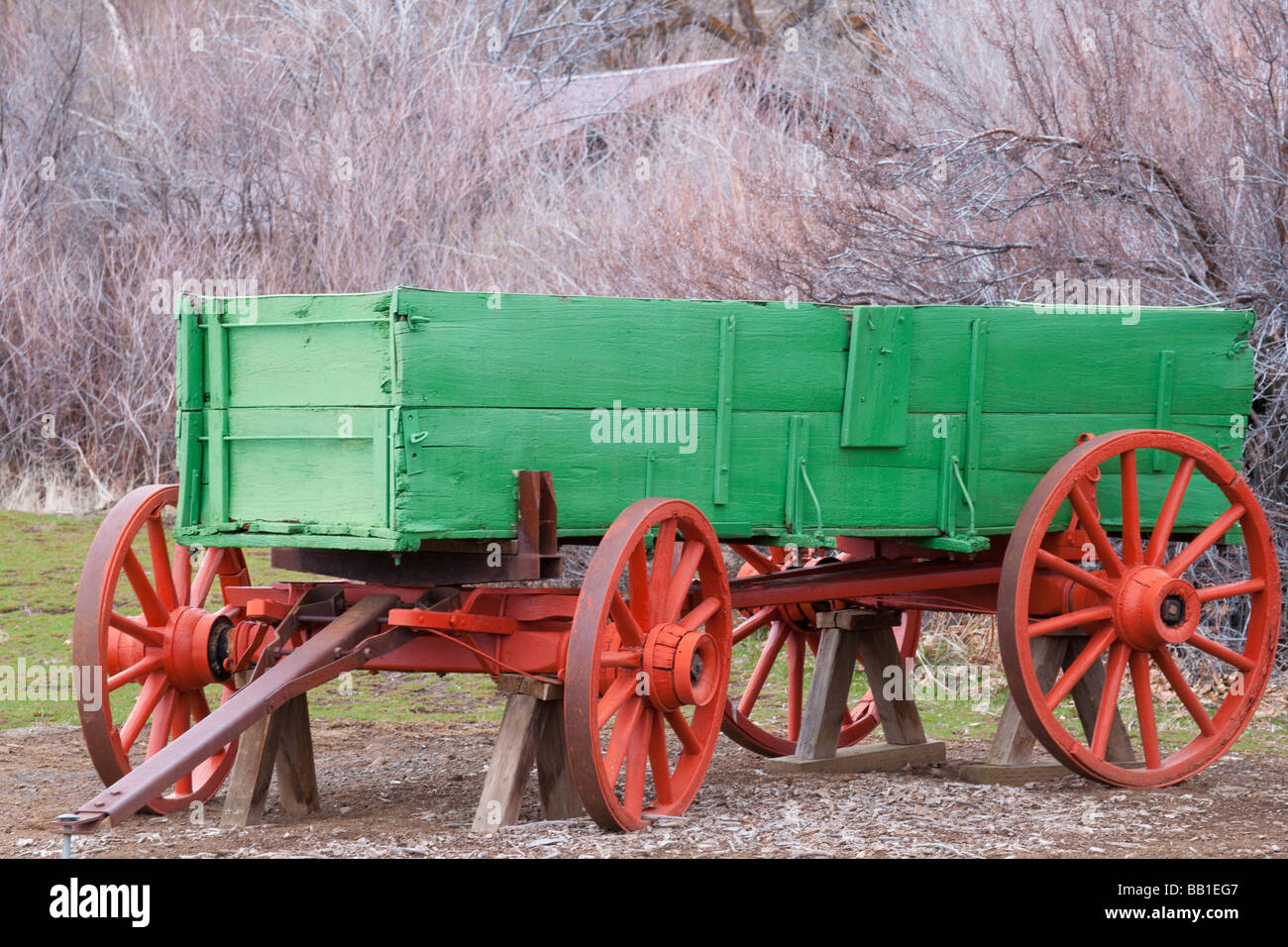 Antique US army supply wagon circa 1850 Stock Photo - Alamy