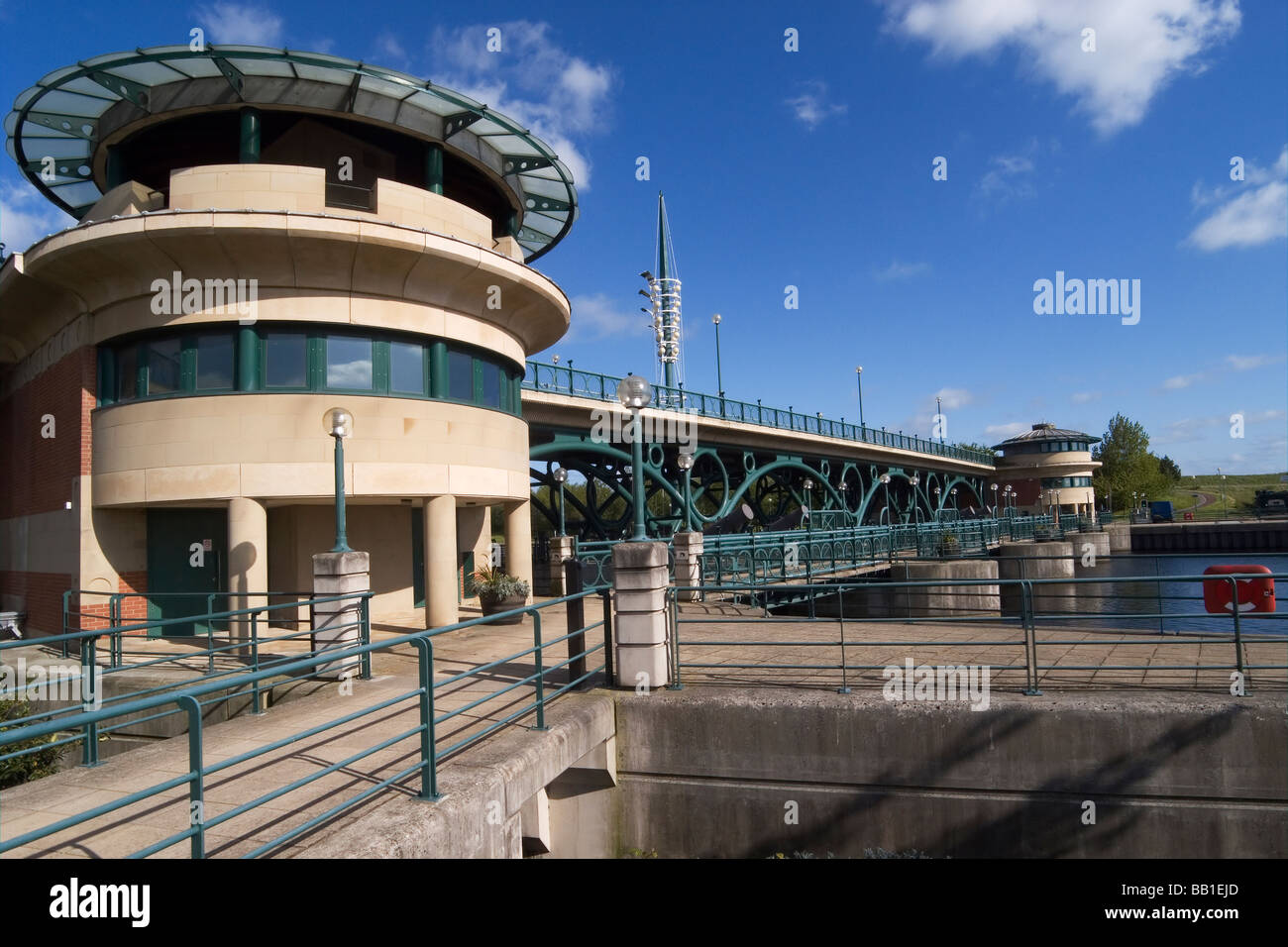 The Barrage on the River Tees keeps water at a constant level upstream ...