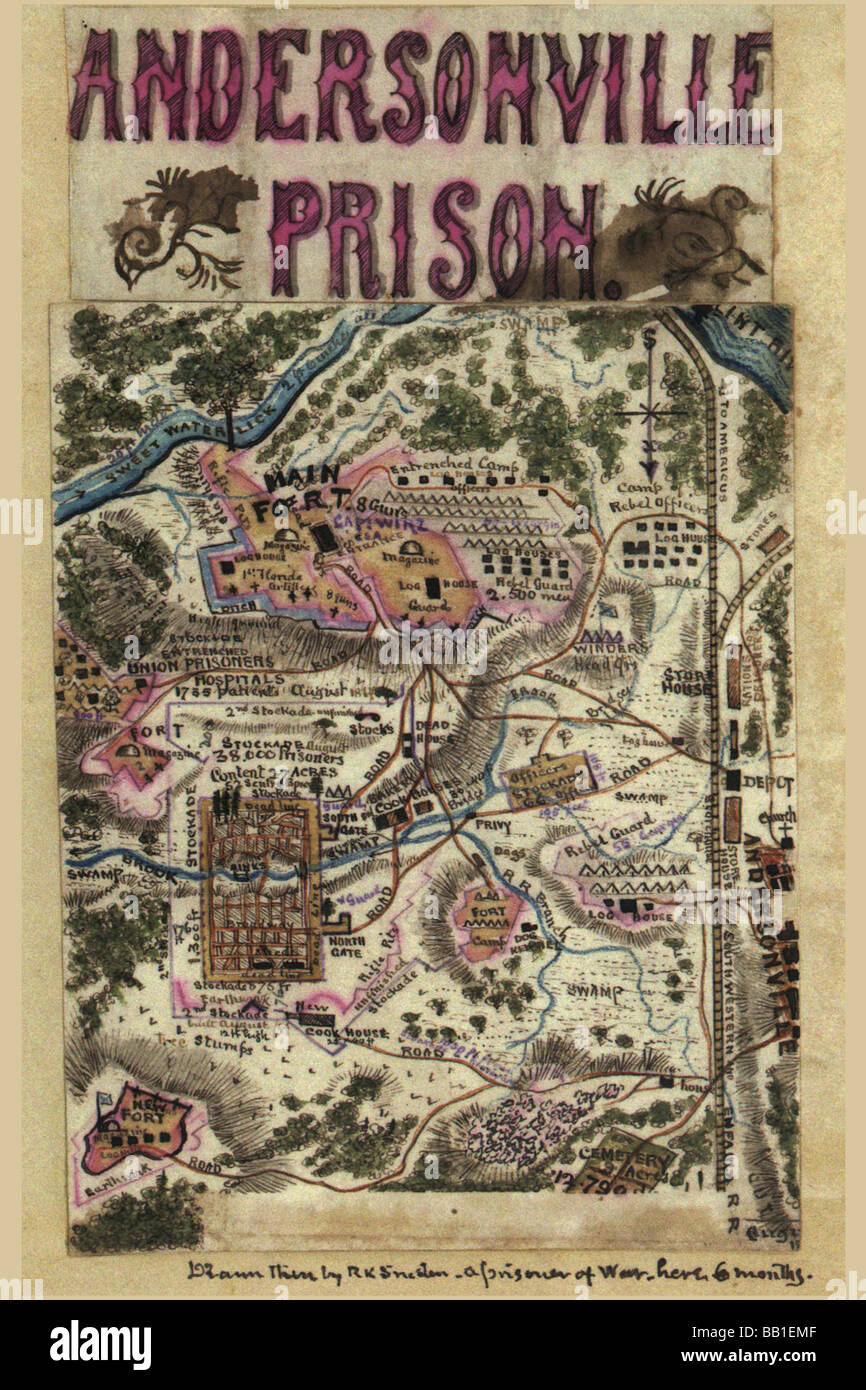 Andersonville Prison #3 Stock Photo - Alamy