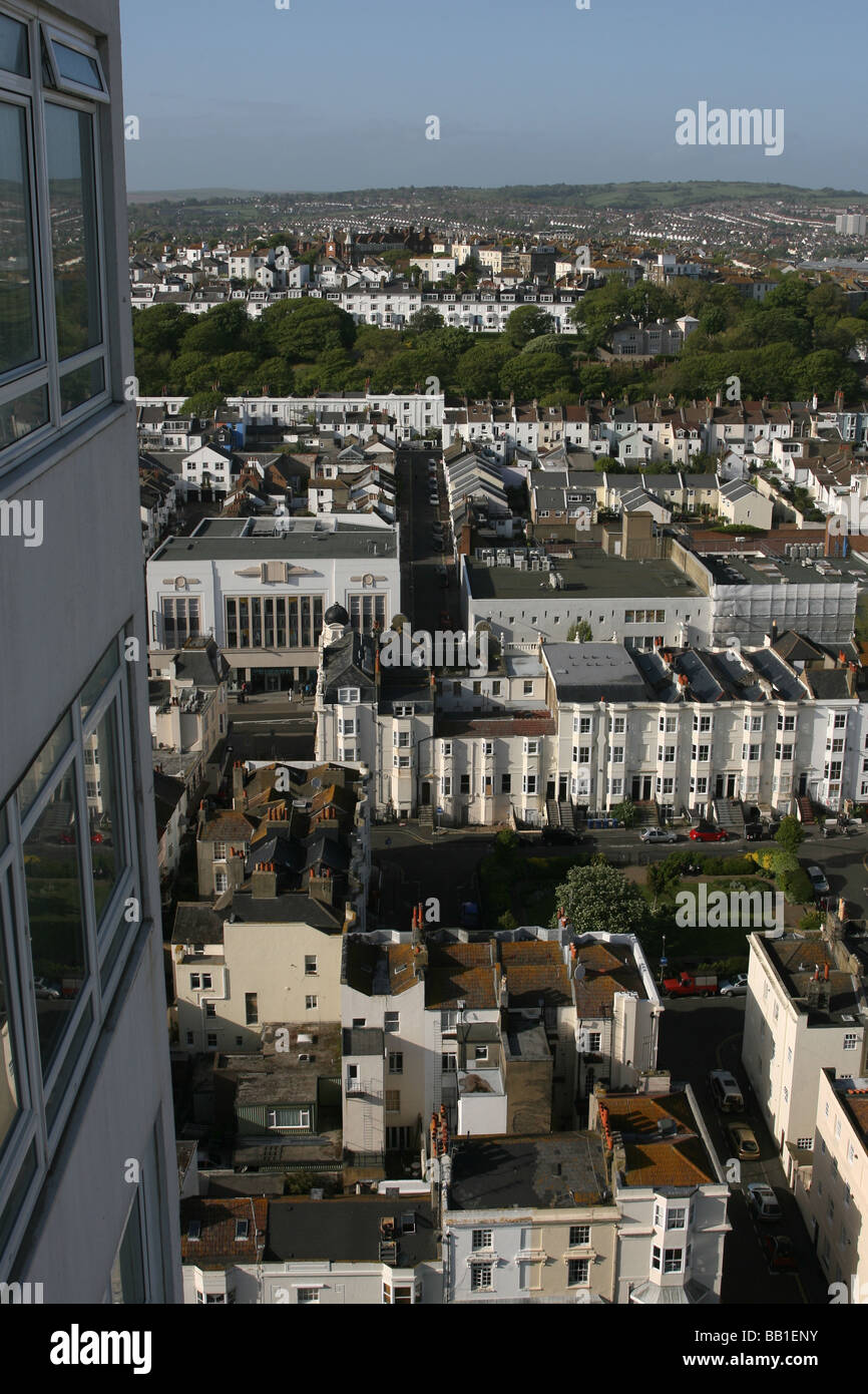 View of Houses and buildings in Brighton Stock Photo - Alamy