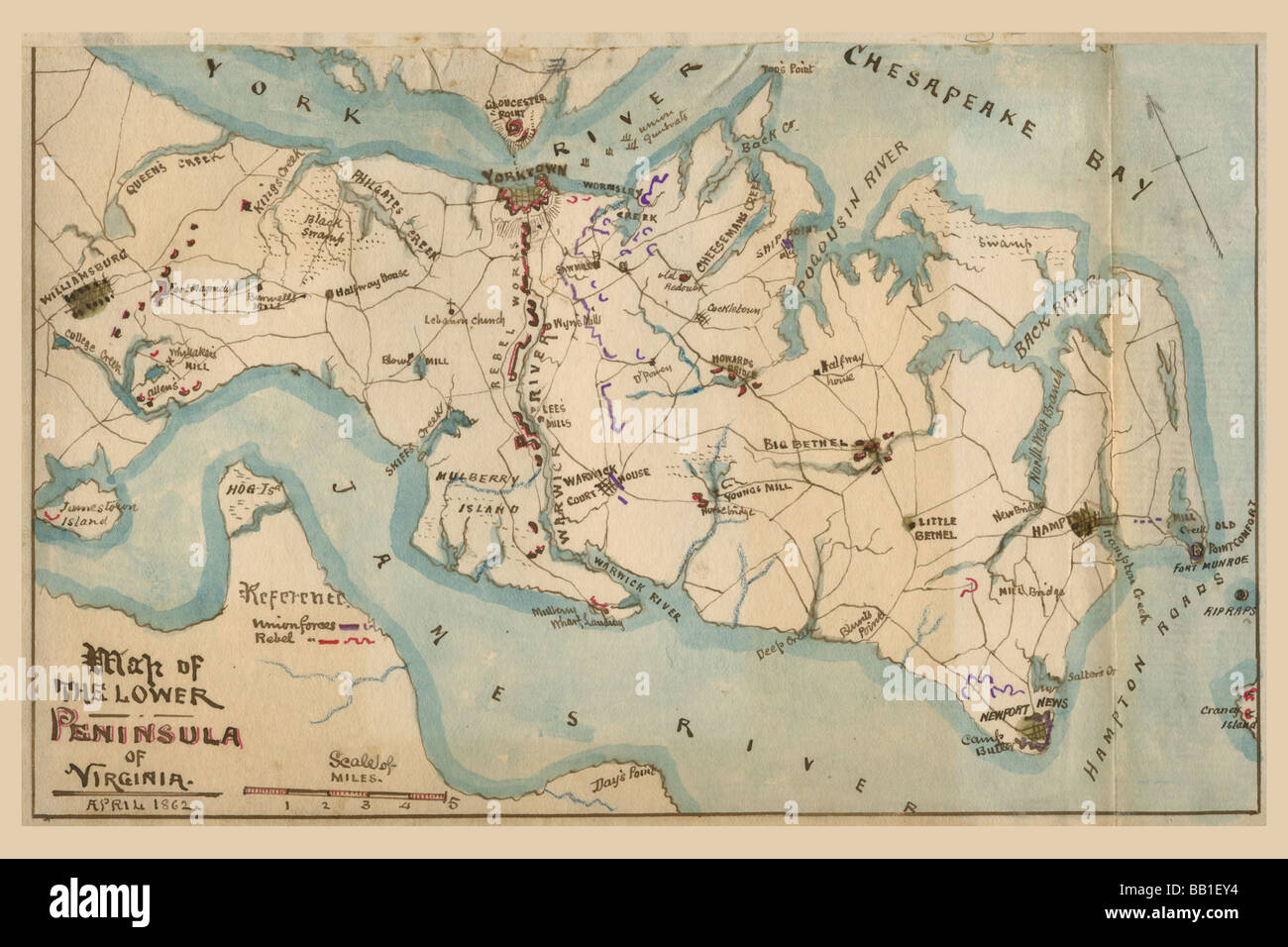 Peninsular campaign hi-res stock photography and images - Alamy