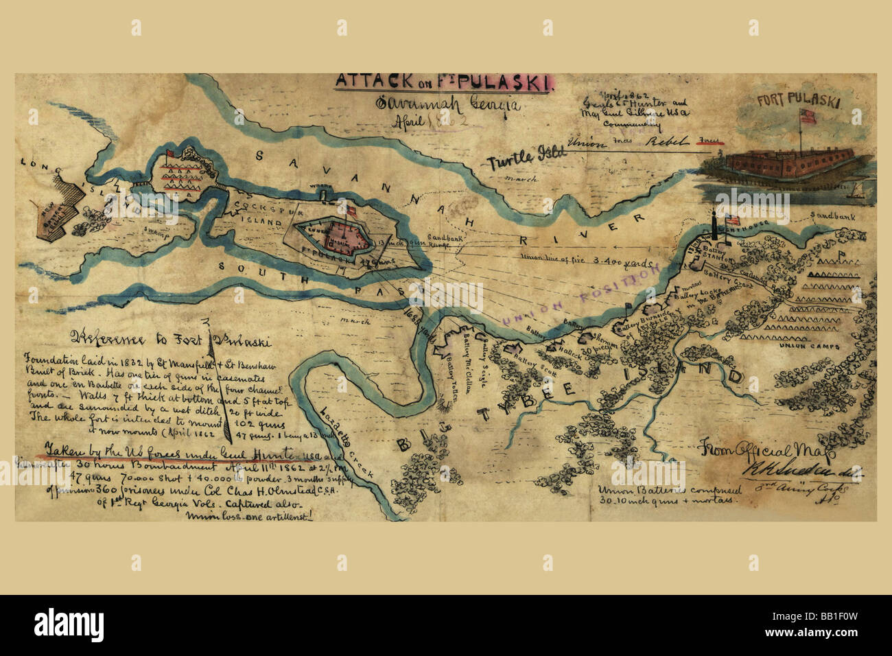 Pulaski map hi-res stock photography and images - Alamy