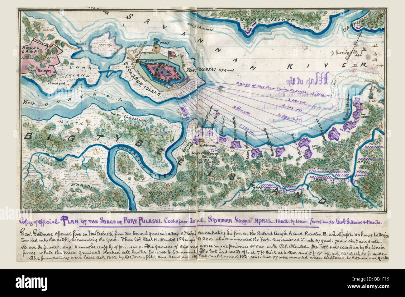 Savannah river fort hi-res stock photography and images - Alamy