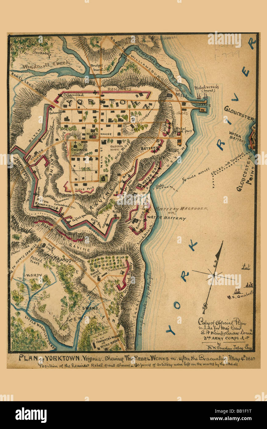 Siege of yorktown hi-res stock photography and images - Alamy
