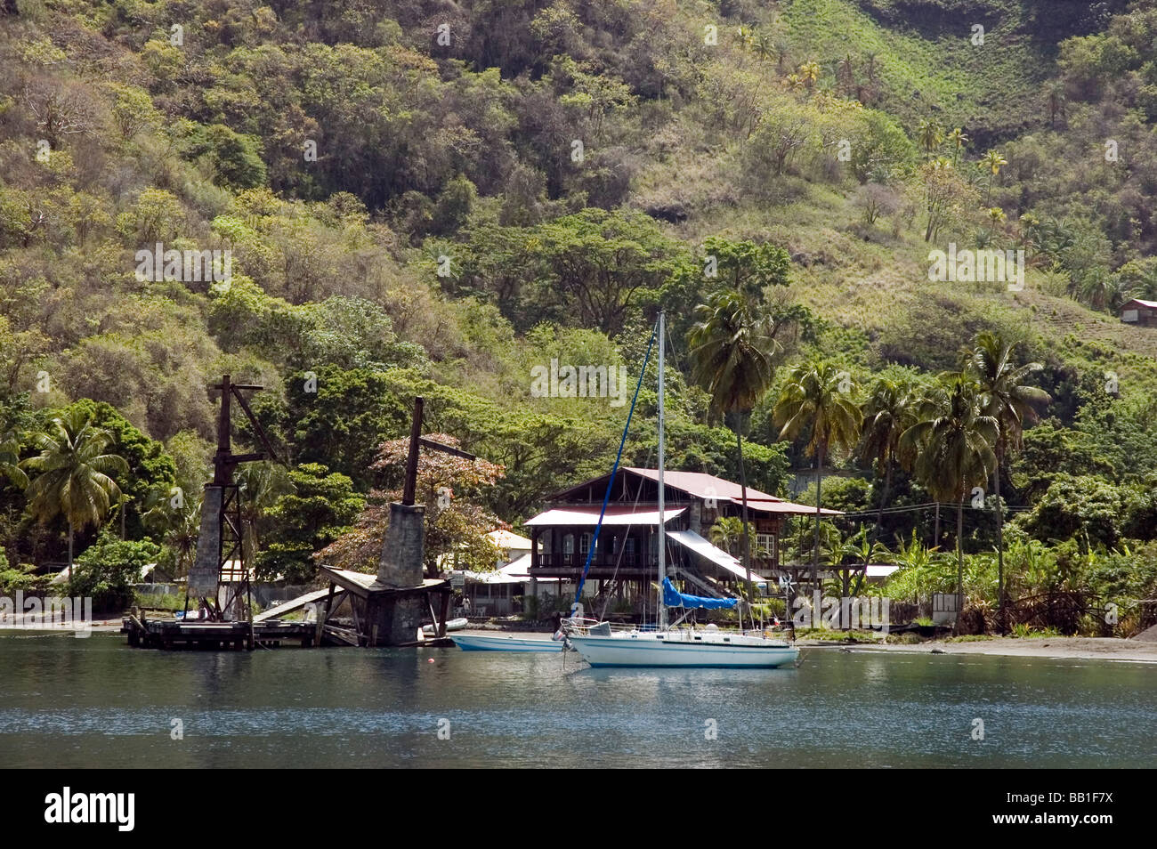 Wallilabou, St Vincent, West-Indies Stock Photo - Alamy