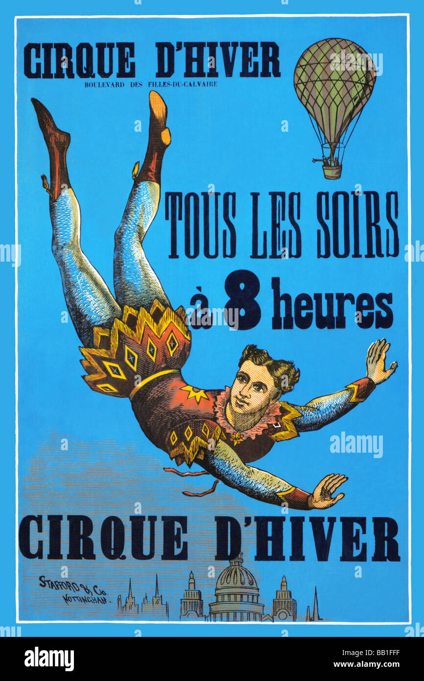 Vintage Circus Posters Acrobats