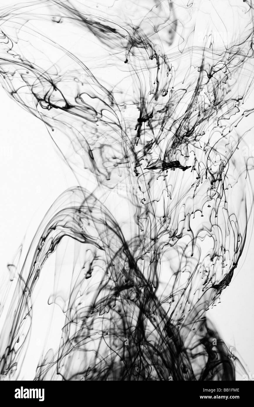 Ink in the water,concept Stock Photo - Alamy