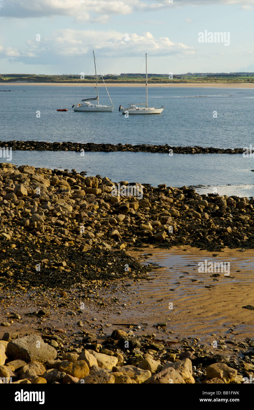 Beadnell beach, Northumberland Stock Photo - Alamy