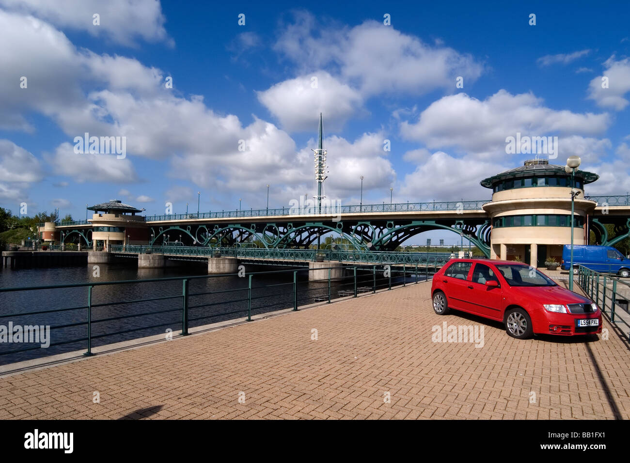 The Barrage on the River Tees keeps water at a constant level upstream ...