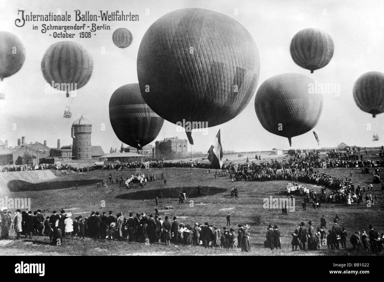 Berlin Ballon Race Photo Stock Photo - Alamy