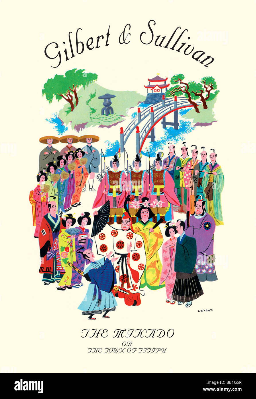 The Mikado,or The Town of Titipu #2 Stock Photo - Alamy