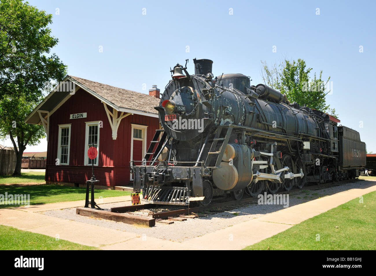 Railroad display at the Museum of the Great Plains Lawton Oklahoma ...