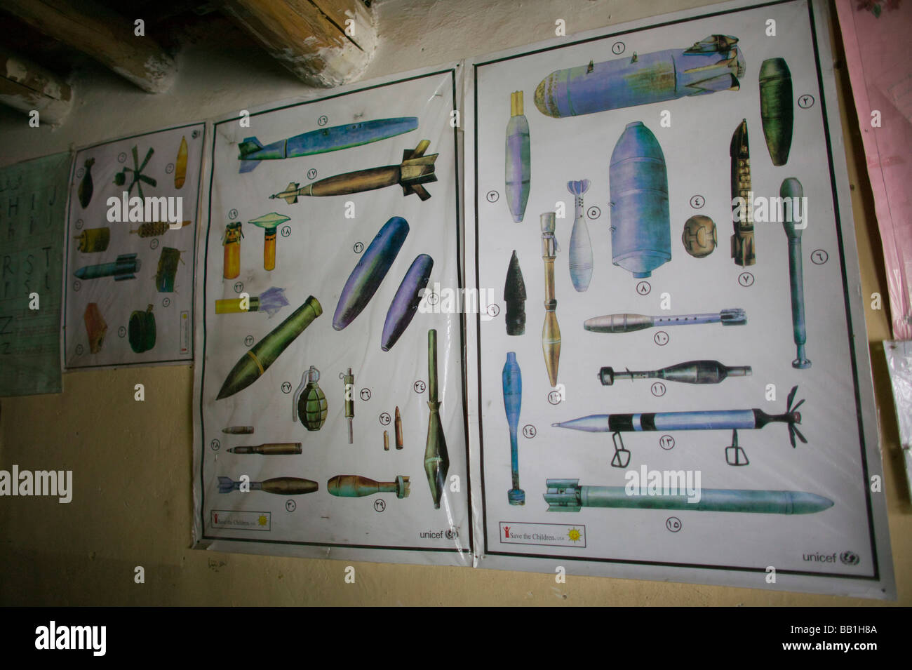 Land mine identification poster for children, Out of School girls ...