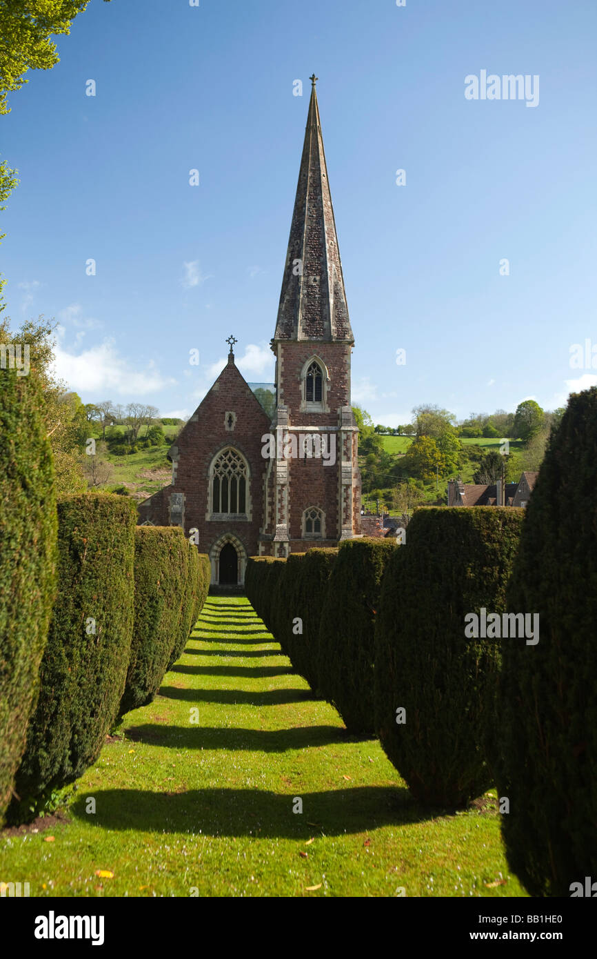 UK Gloucestershire Forest of Dean Clearwell St Peters Church Stock ...