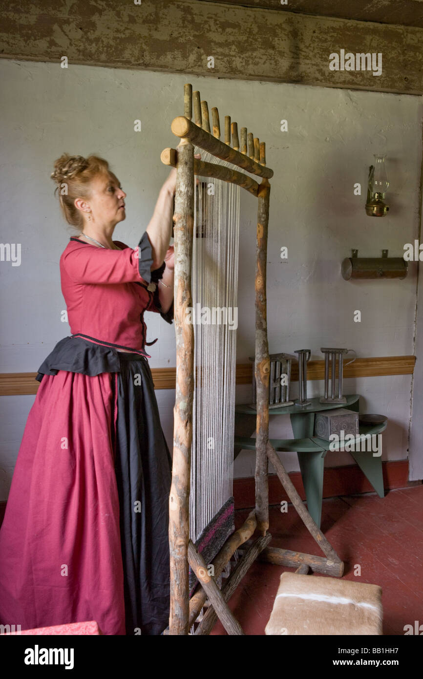 Historic weaving loom High Resolution Stock Photography and Images - Alamy