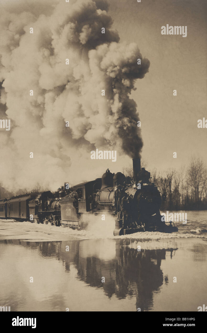 Steam railway train locomotive hi-res stock photography and images - Alamy