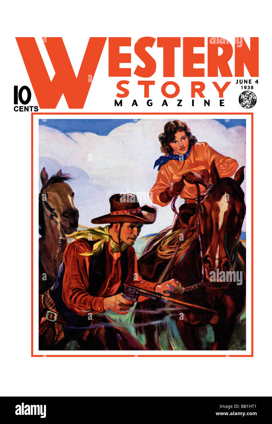 Western Story Magazine: Living the Cowboy Way Stock Photo - Alamy