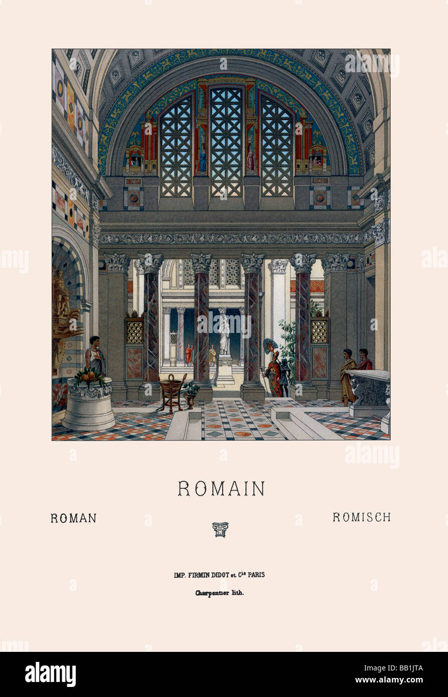 A Roman Interior Stock Photo - Alamy
