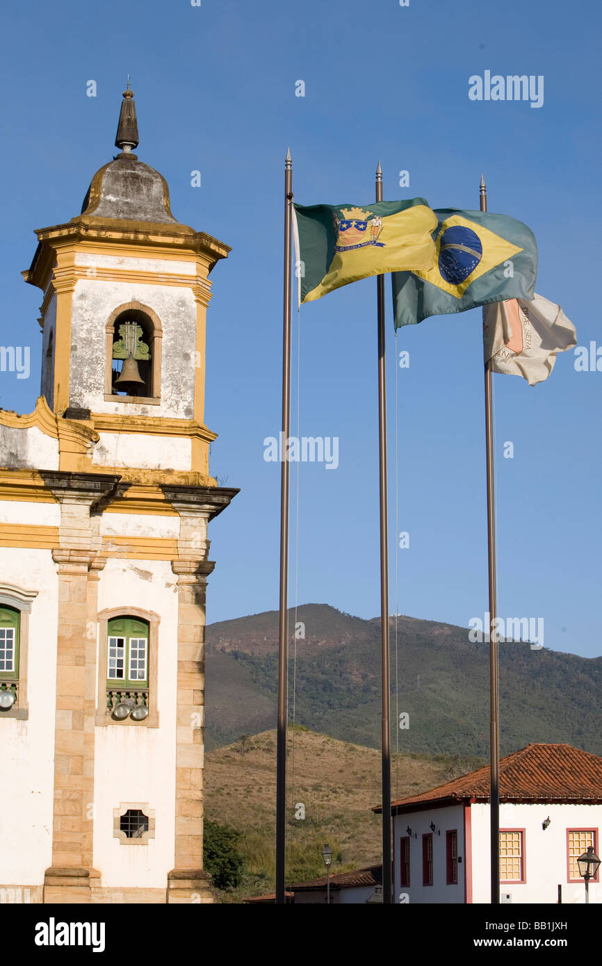 The colonial churches of Mariana, Brazil Stock Photo - Alamy
