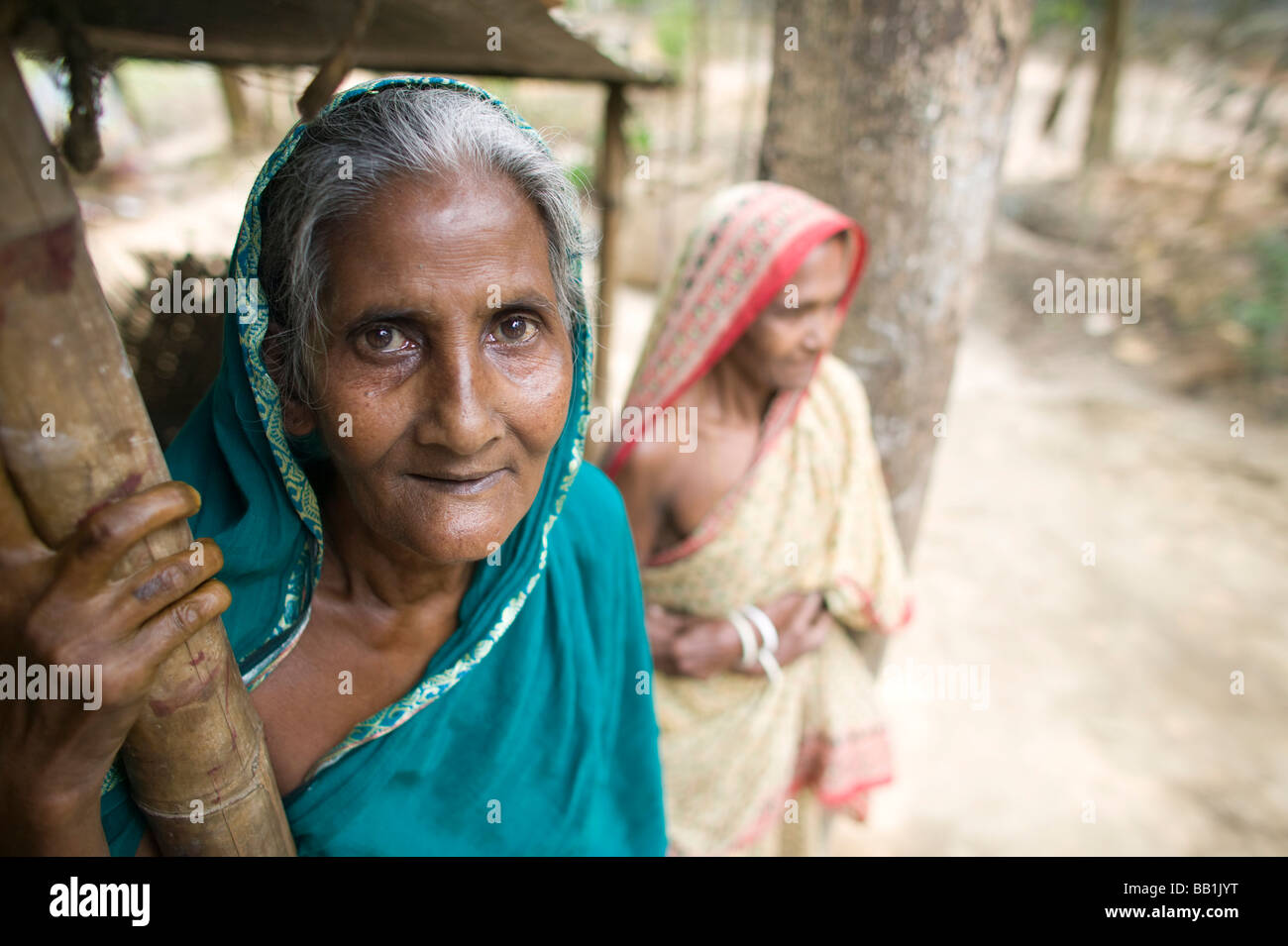 Elder women, typical home, rural Bangladesh Stock Photo - Alamy