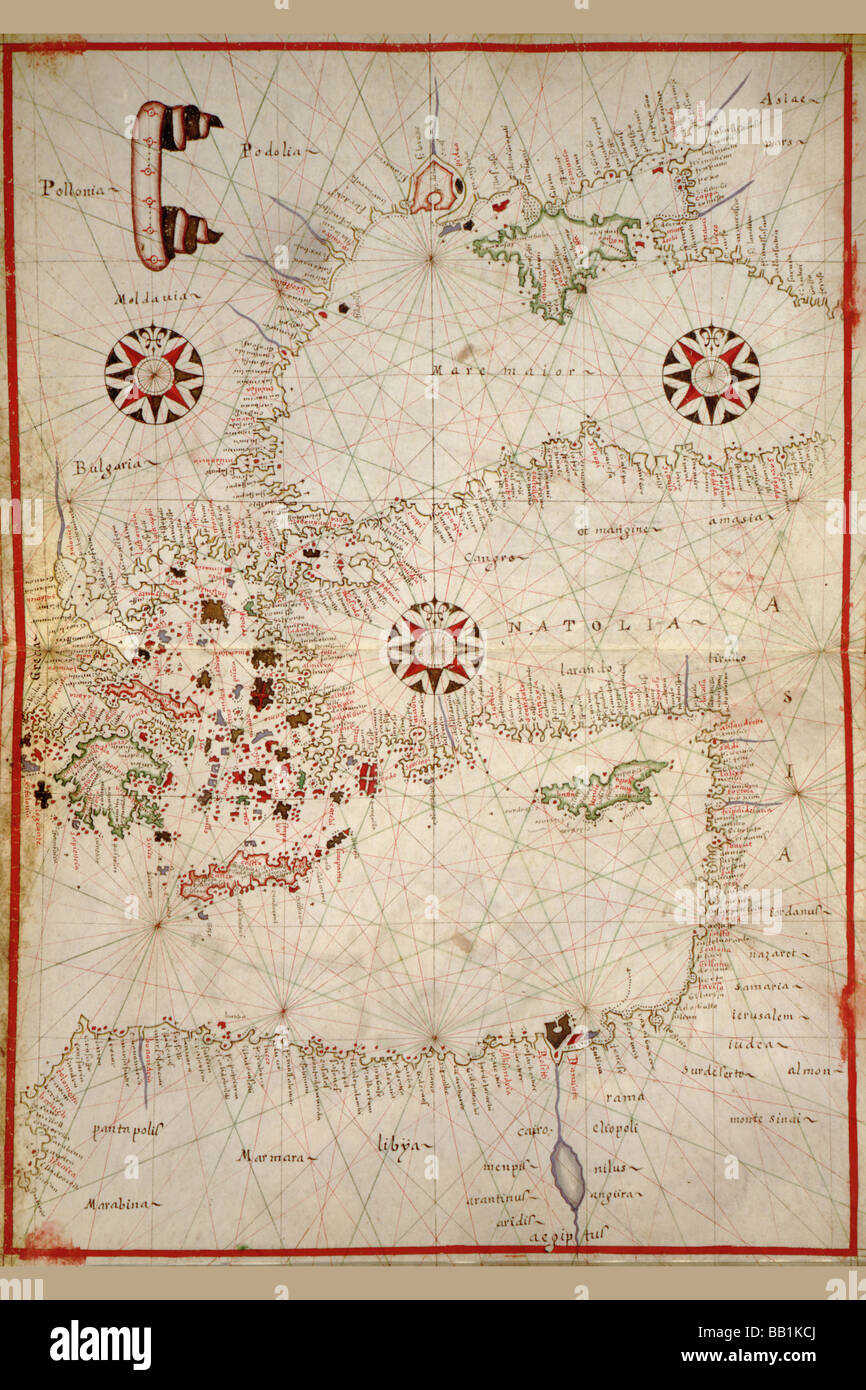 Portolan Chart Of The Southern Hemisphere