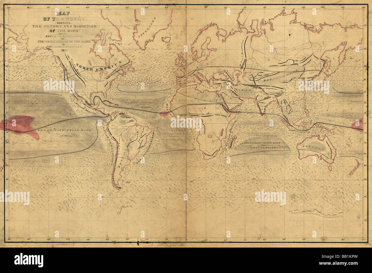 World Winds in Navigation Stock Photo - Alamy