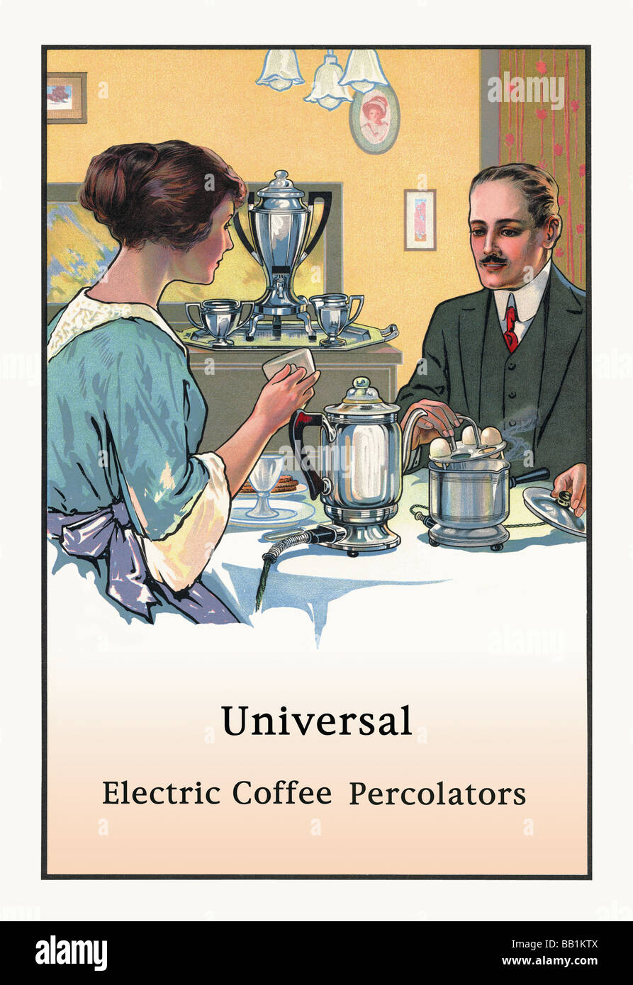 Universal Electric Coffee Percolators Stock Photo - Alamy