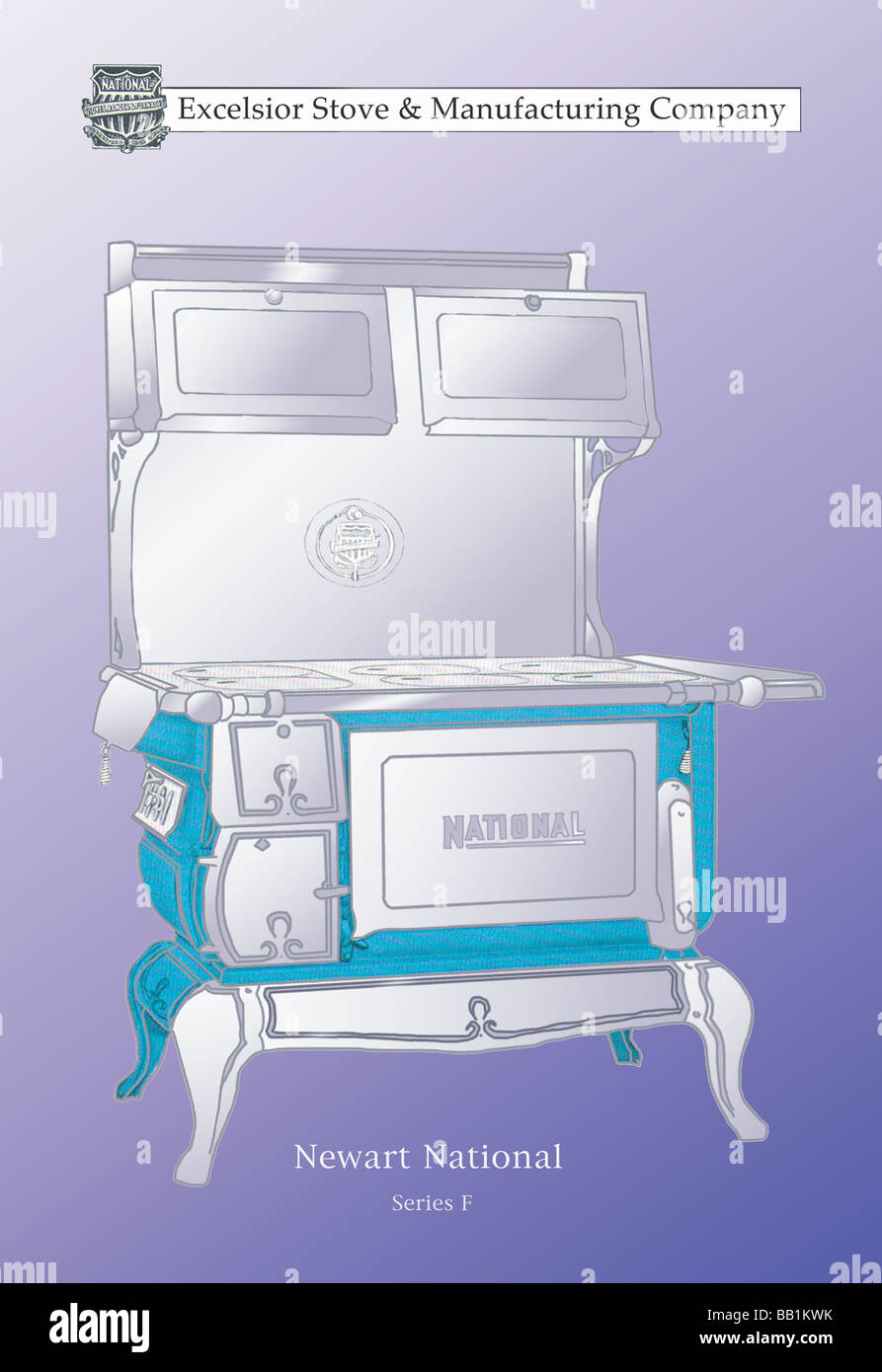 Newart National Stove Stock Photo - Alamy